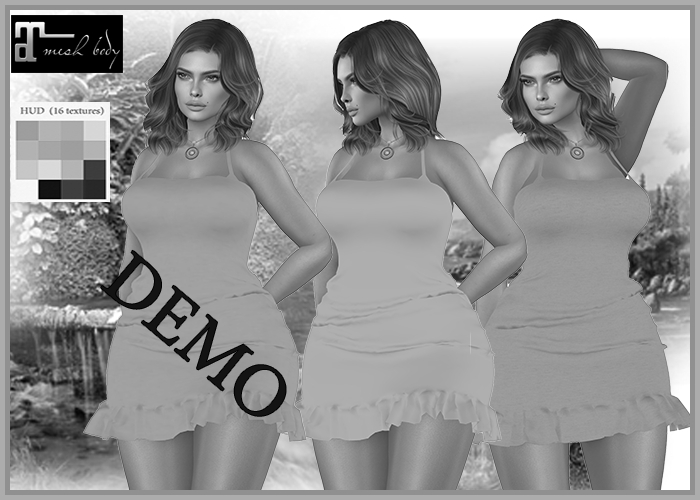 Second Life Marketplace - DEMO / DRESS (16 textures) for MATREYA