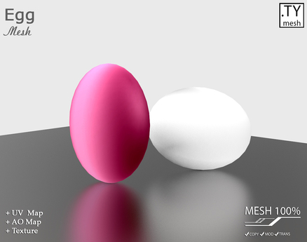 Second Life Marketplace - Easter Egg TyMesh Full Perm Mesh