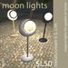 Second Life Marketplace - moon lights metal/cream
