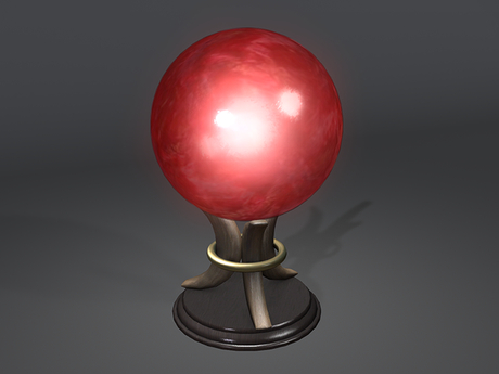 Second Life Marketplace - FaceDesk - Ruby Crystal Ball - Magic, Fortune ...