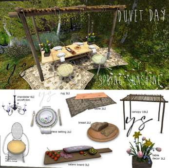 Second Life Marketplace - [DD] Spring Sunshine Chandelier MT