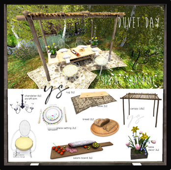 Second Life Marketplace - [DD] Spring Sunshine Chandelier MT