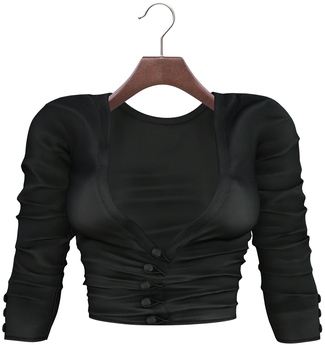 Second Life Marketplace - adorsy - Shantal Top Black - Maitreya/Legacy