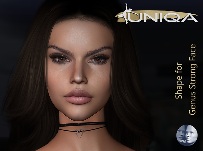Second Life Marketplace - [ UniQa ] Sofie Shape For GENUS STRONG Face