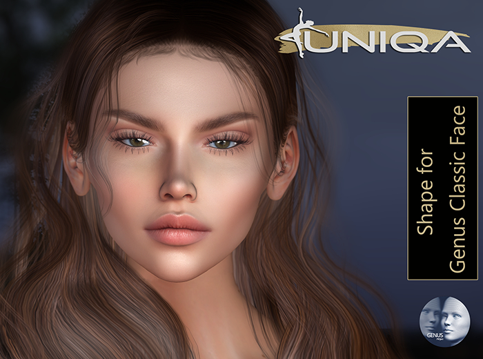 Second Life Marketplace - [ UniQa ] Bella Shape for GENUS CLASSIC Face