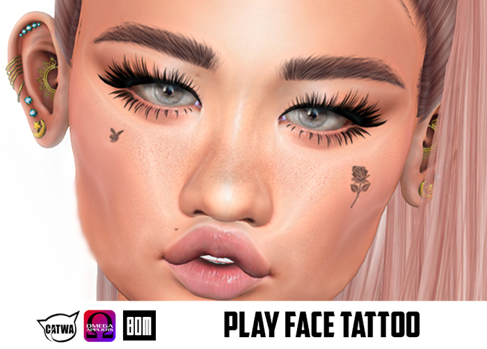 Second Life Marketplace - Play Face Tattoo