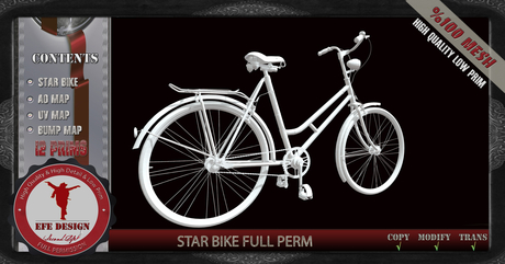 Second Life Marketplace - Star Bike Full Permission Efe Design
