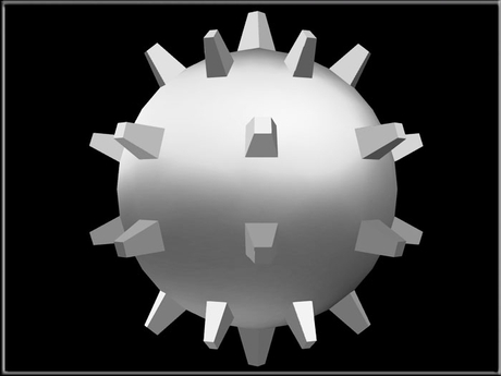 Second Life Marketplace - [Feliz] Spike Ball 02 - Micro and Regular ...