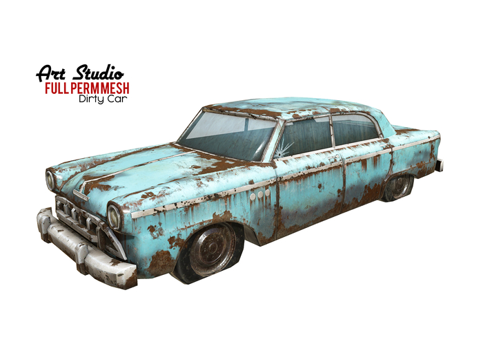 Second Life Marketplace - Art Studio.FULL PERM \\ Dirty Car