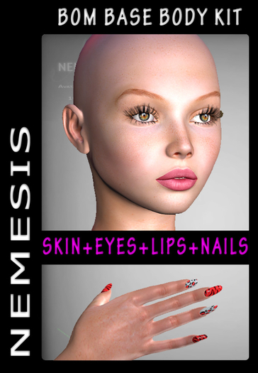 Second Life Marketplace - NEMEZIDA - BOM BODY BASE KIT