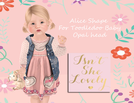 Second Life Marketplace - {ISL} ALICE SHAPE- OPALE HEAD *DISCOUNTED*