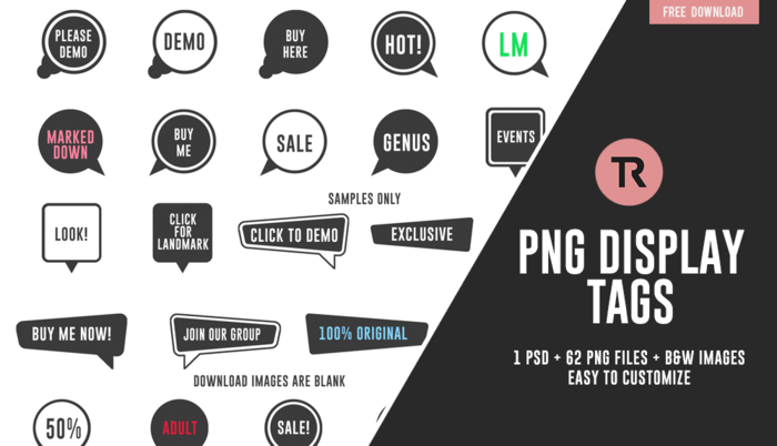 Second Life Marketplace - [TR] PNG Display Tags