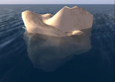 Second Life Marketplace - Sculpted iceberg / growler / icy rock / snow ...