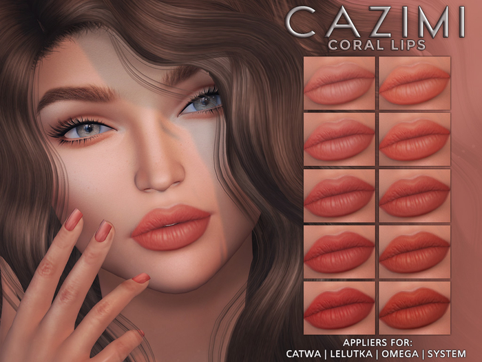Second Life Marketplace - CAZIMI: Coral Lipstick