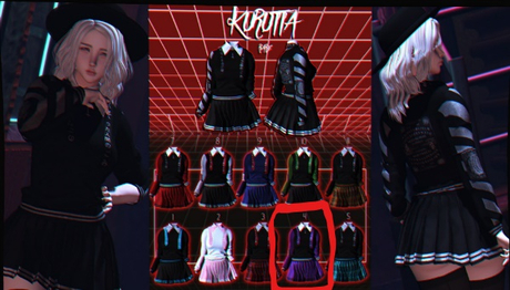 Second Life Marketplace - [TNK] KURUTTA - PURPLE - #4