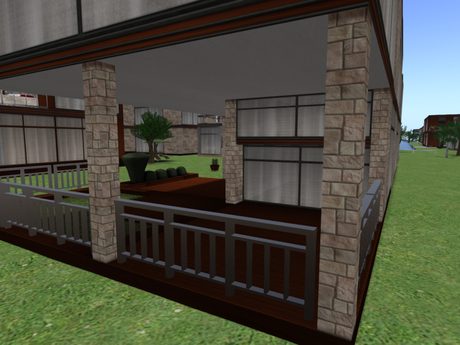 Second Life Marketplace - Linden Home Staircase and Fence - Grayson