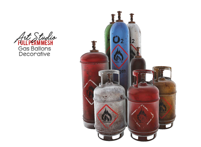 Second Life Marketplace - Art Studio.FULL PERM \\ Gas Ballons