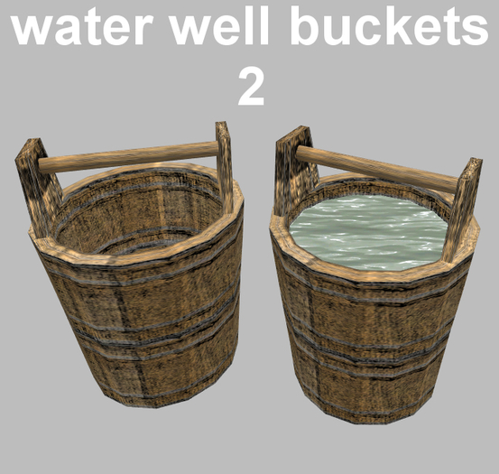 Second Life Marketplace - water well buckets -2-