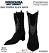 Second Life Marketplace - PTC High Stepper Black Boots