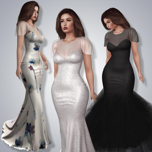 Second Life Marketplace - LMC Mesh - Bridal XV Luxury - Glitter Overlays