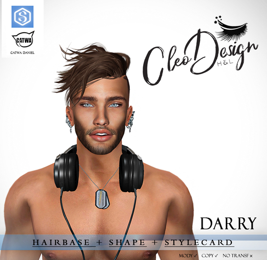 Second Life Marketplace - :: DARRY Shape / / SIGNATURE Geralt ~ CATWA ...