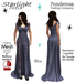 Second Life Marketplace - Starlight Dress - Blue