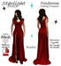 Second Life Marketplace - Starlight Dress - Scarlet