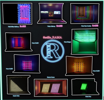 Second Life Marketplace - RAMA - #selfie_RAMA Neon Grid#3