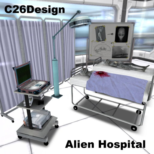 Second Life Marketplace - C26Design: Alien Hospital [BOXED]
