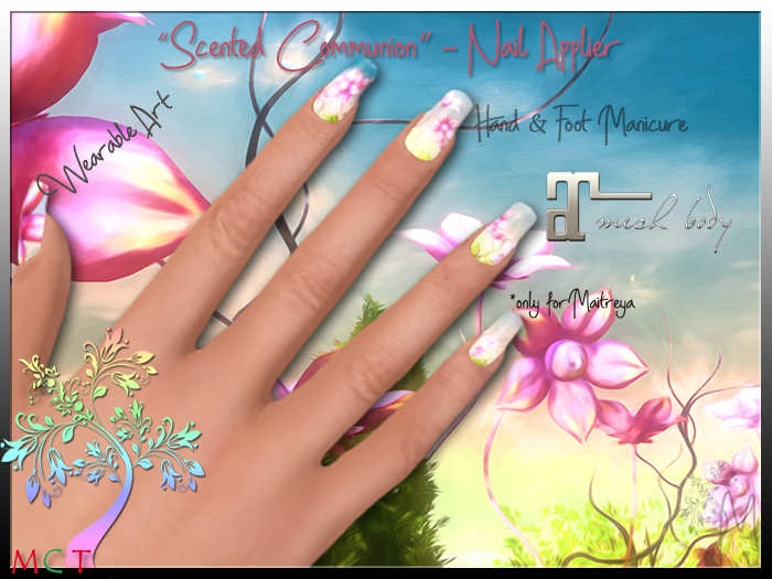 Second Life Marketplace - "Scented Communion" Wearable Art - Nails ...