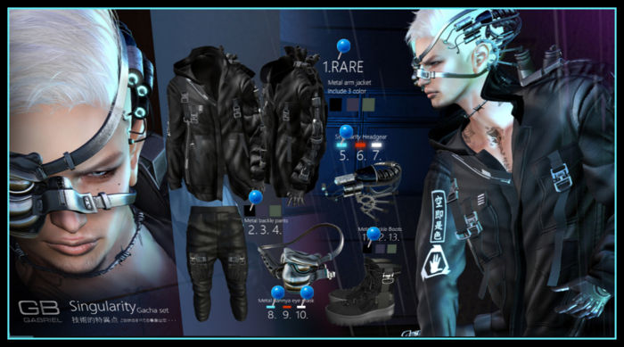 Second Life Marketplace - .::GB:: Singularity Gacha Set - rez box