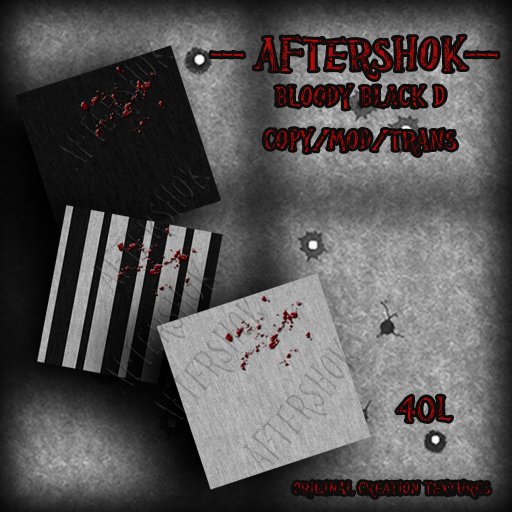 Second Life Marketplace - Textures, Black denims, bloody