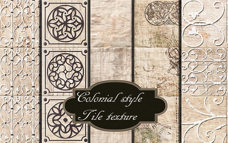 Second Life Marketplace - COLONIAL Style tile texture seamless