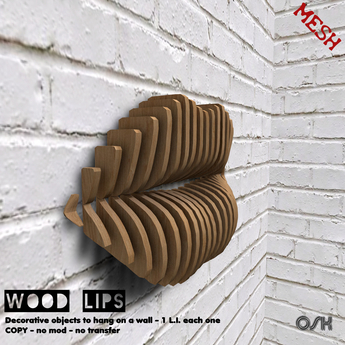Second Life Marketplace - [OSK] Wood Lips
