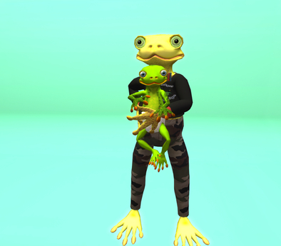 Second Life Marketplace - Babies Frog 01 and 02 with Hud for Eyes +Skin