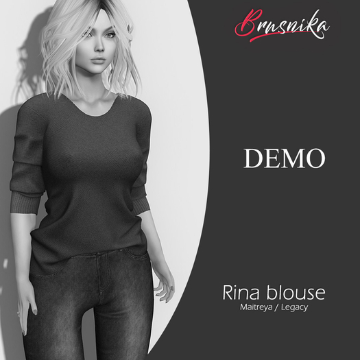 Second Life Marketplace - -Brusnika-Rina blouse DEMO