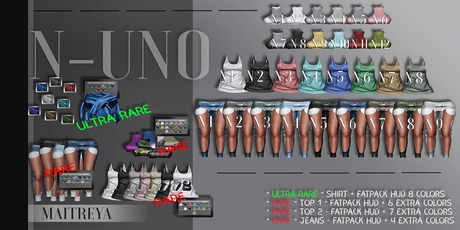Second Life Marketplace - N-Uno - Aza Jeans // N 4
