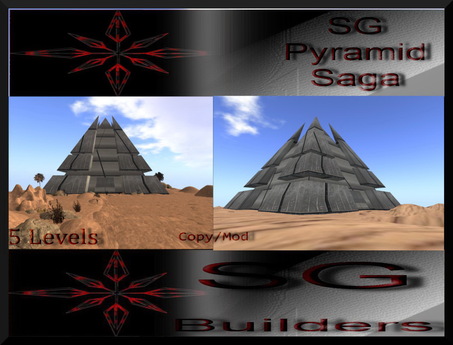Second Life Marketplace - .:SG Builders:.SG Pyramid Saga - Piramide ...