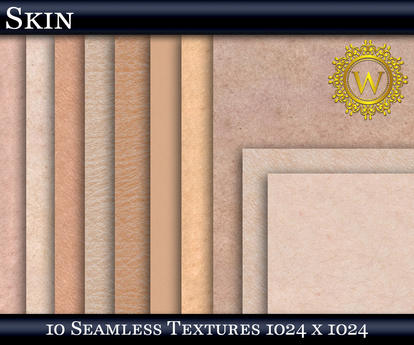 Second Life Marketplace - Skin 10 Seamless Textures - WonderWall