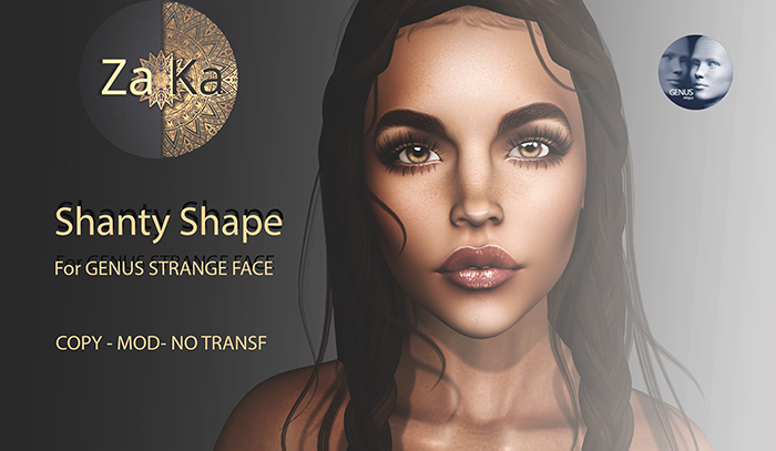 Second Life Marketplace - * ZAKA - Shanty Shape - Genus STRANGE FACE