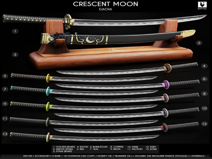 Second Life Marketplace - 5. BAMSE : Crescent Moon - Bee