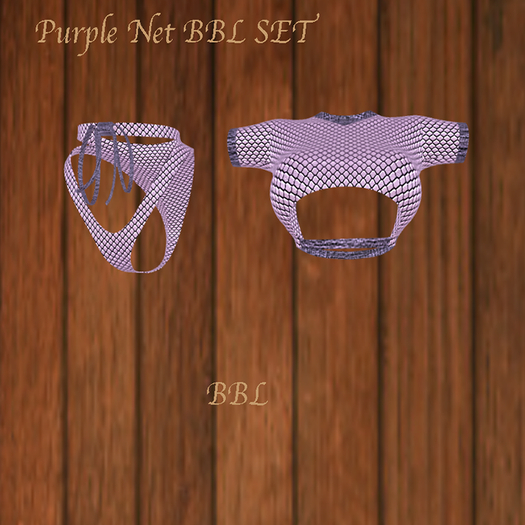 Second Life Marketplace - Purple Net BBL BIKINI SET