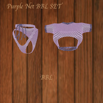 Second Life Marketplace - Purple Net BBL BIKINI SET