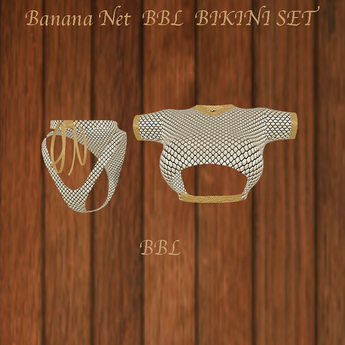 Second Life Marketplace - Banana Net BBL BIKINI SET