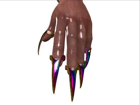 Second Life Marketplace - ☾ⅅⅅ☽ Nosferatu Demon Claws Bento Male