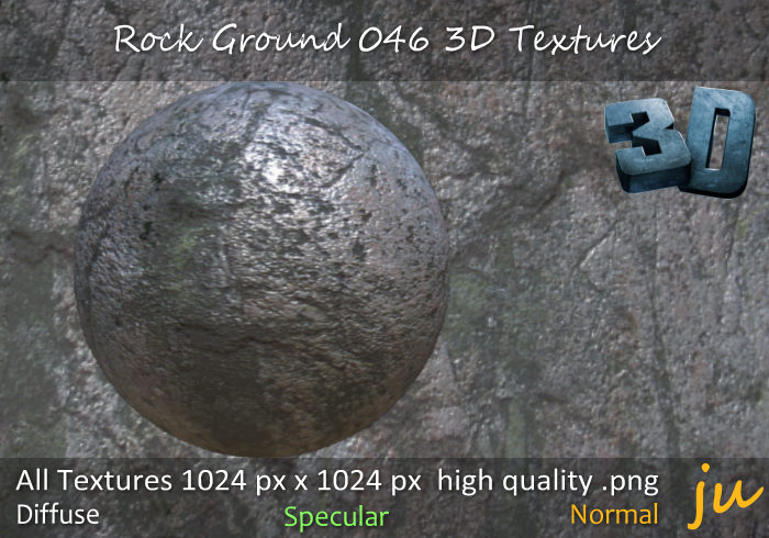Second Life Marketplace - JU Rock Ground 046 3D Textures Full Perm