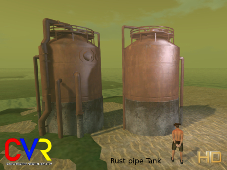 Second Life Marketplace - Rust Tank- w pipe