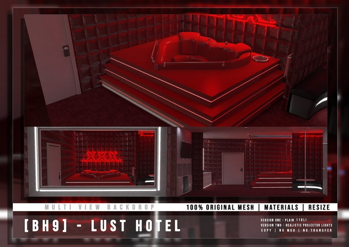 Second Life Marketplace - [BH9] - Lust Hotel