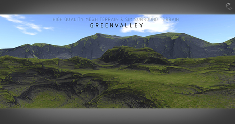 Second Life Marketplace - GREENVALLEY - mesh terrain & sim surround ...