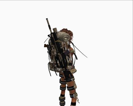 Second Life Marketplace - 65L Combat Rucksack, neko combat bag